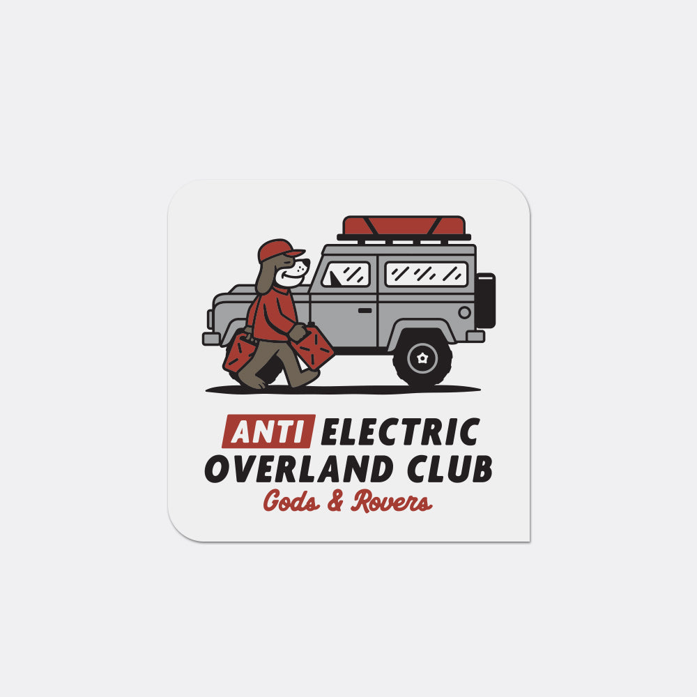 Anti Electric Overland Club Sticker – The Overland Co.